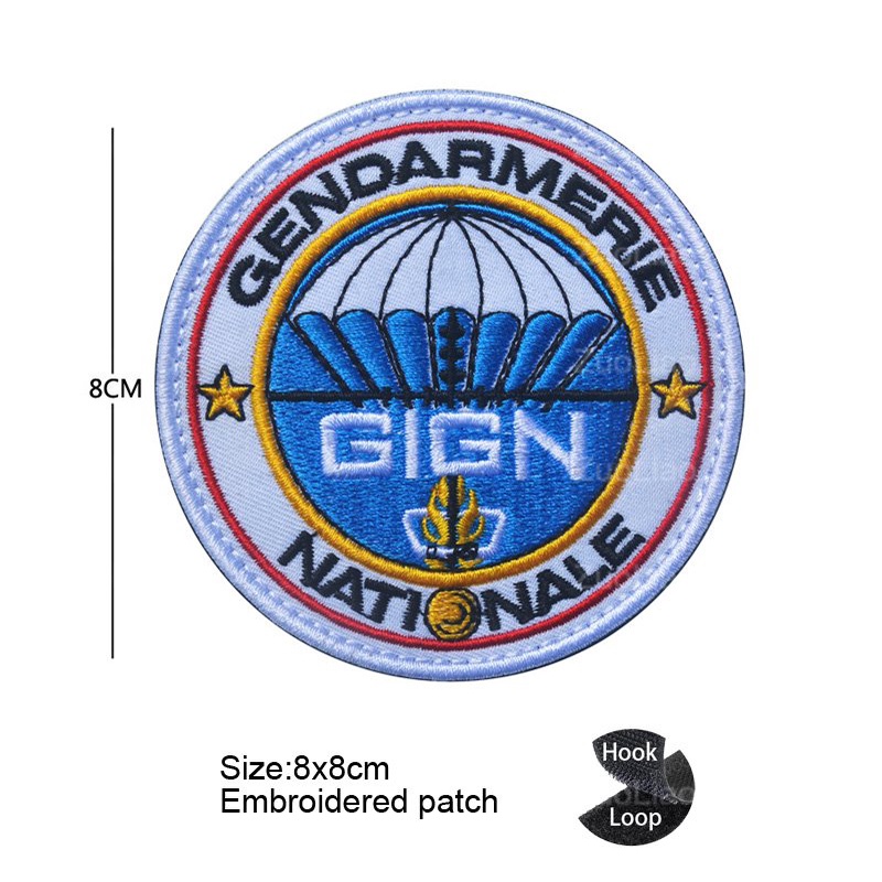 Velcro Patch Outdoor Products GIGN GIPN BRI Tactical Sticker French ...