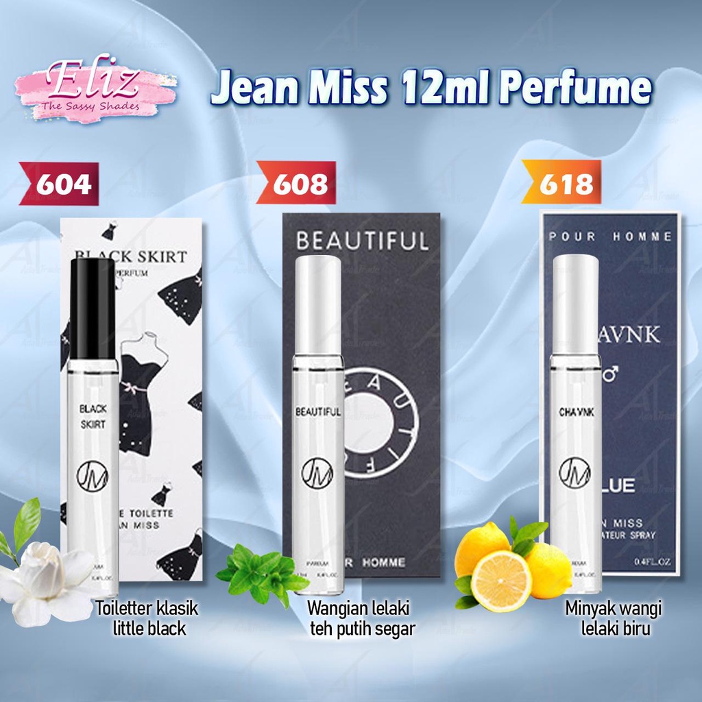 Jean Miss 3ml/12ml Mini Perfume Long Lasting Perfume Ready Stock ...