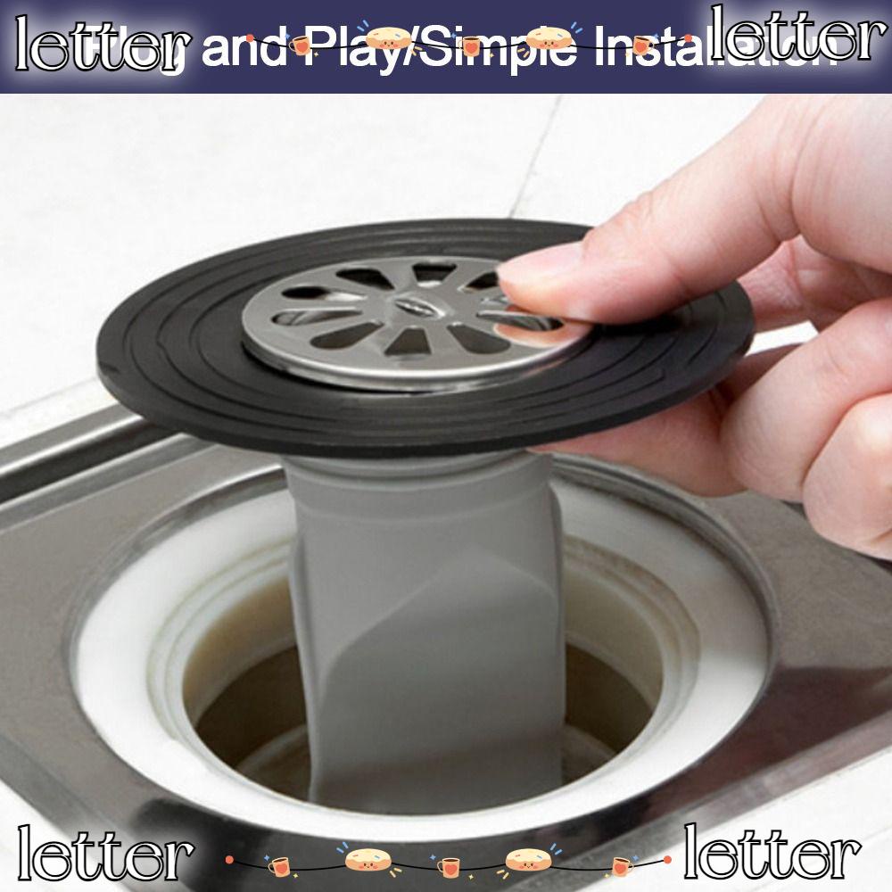 LETTER Sink Strainer, Insect Proof Dectable Shower Floor Drain Core ...