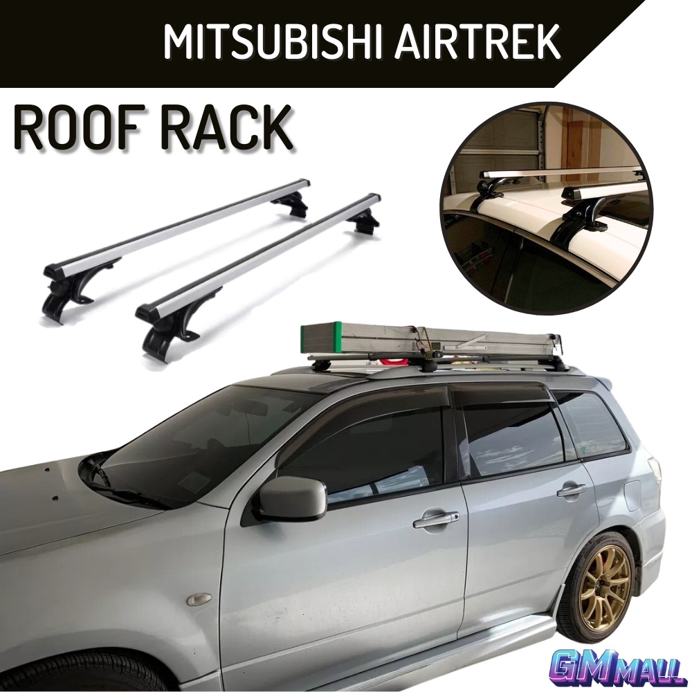 MITSUBISHI AIRTREK Car Roof Top Cargo Carrier Rack Luggage Rail Bar Rak ...