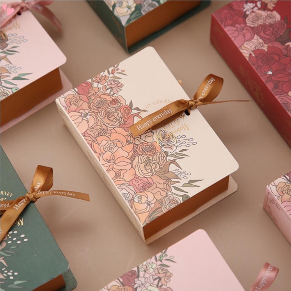 Creative Book Shape Gift Wrapping Box,Wedding Holiday Chocolate Candy ...