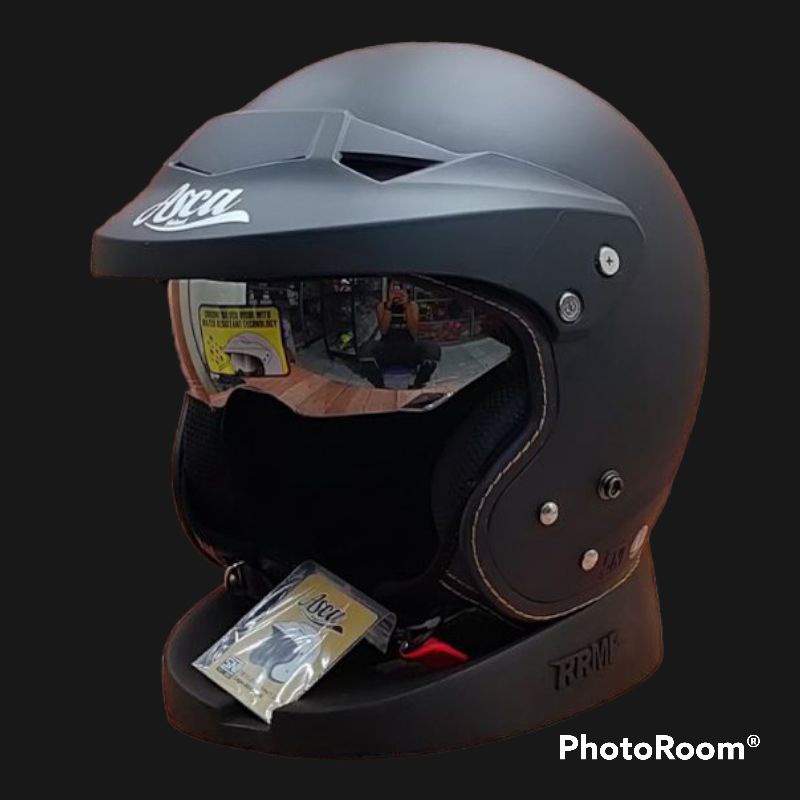 Asca RETRO PET HELMET - NEW RETRO ASCA HALF FACE I RETRO HELMET ...
