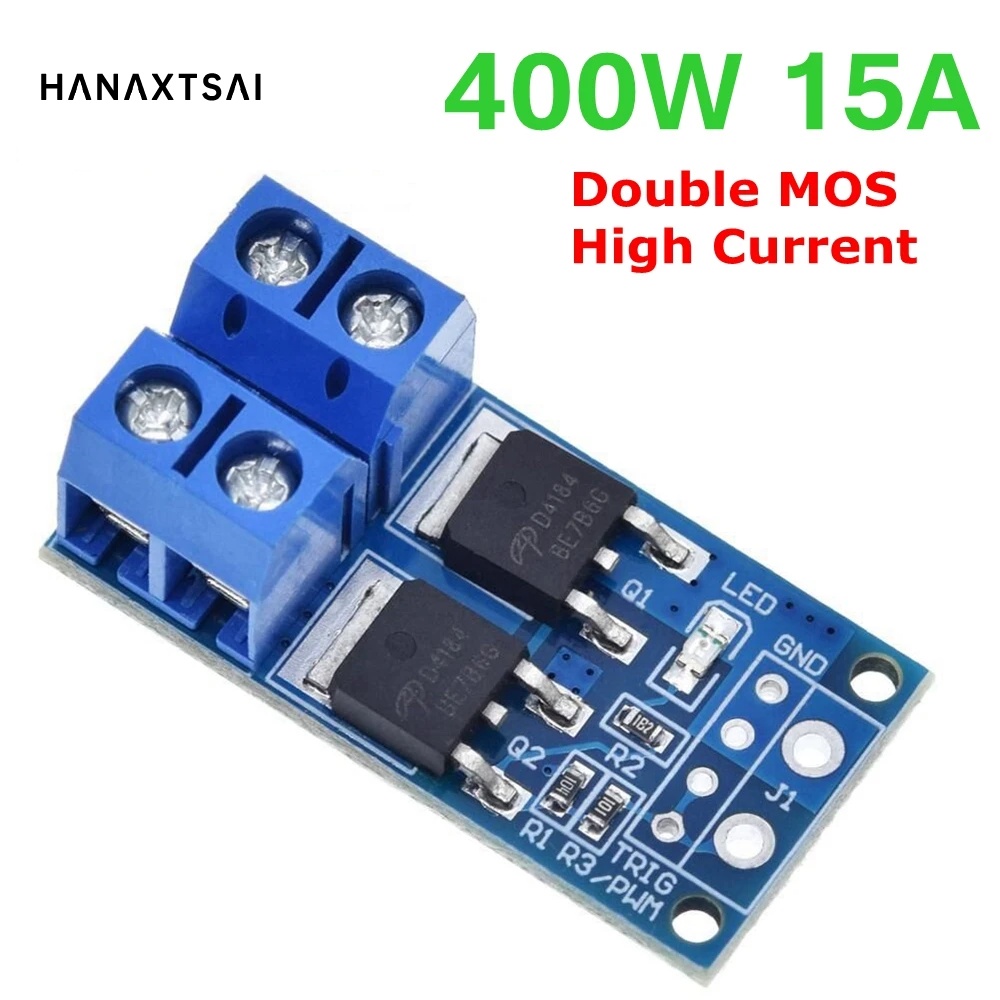15a 400W MOS FET Trigger Switch Drive Module PWM Regulator Control ...