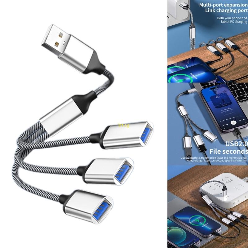 BT USB OTG Splitter Y Cable USB Male to 3 Female USB 2 0 Converter ...