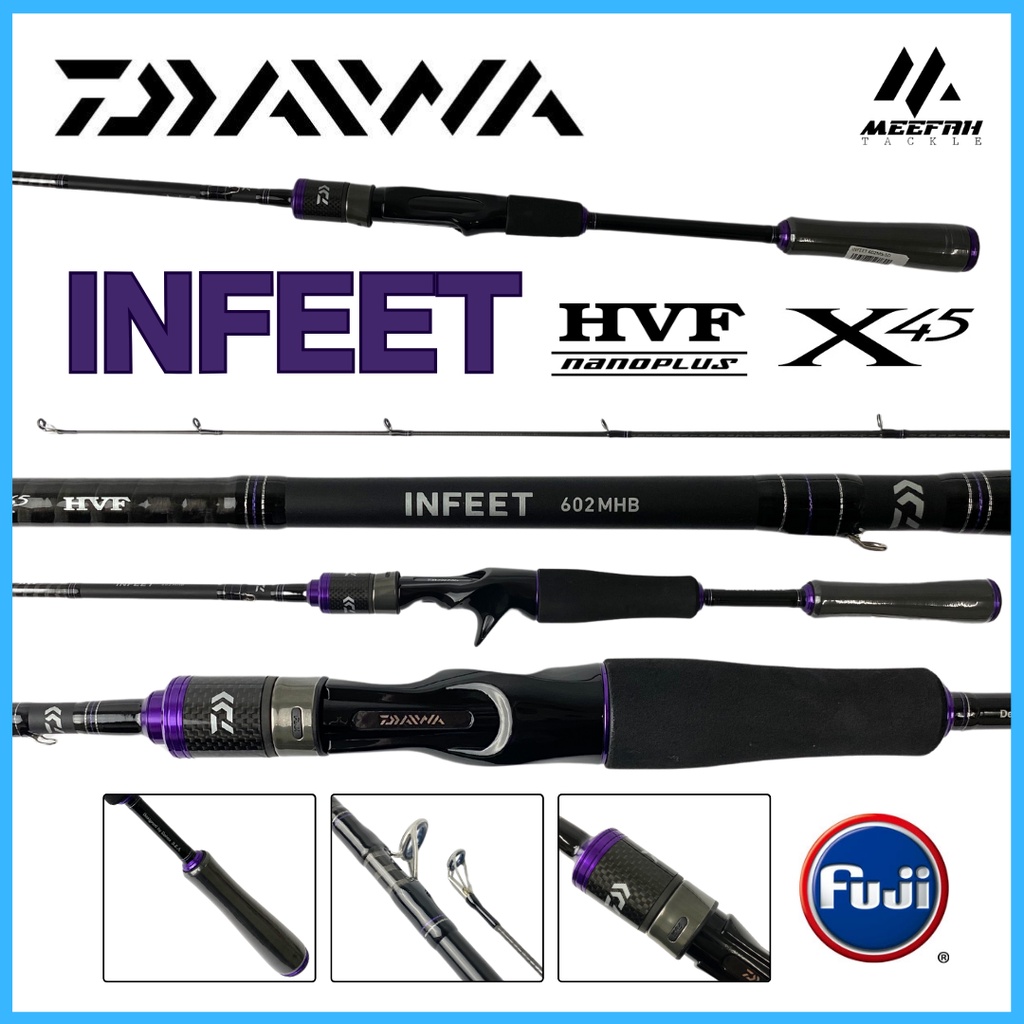 DAIWA 2019 INFEET SPINNING / BAITCASTING BC ROD Joran Pancing | Shopee Malaysia