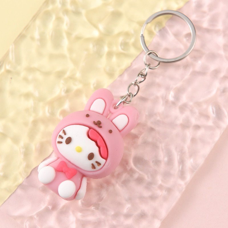 Ins Cartoon Cute Key Ring Pendant Sanrio Keychain Melody School ...