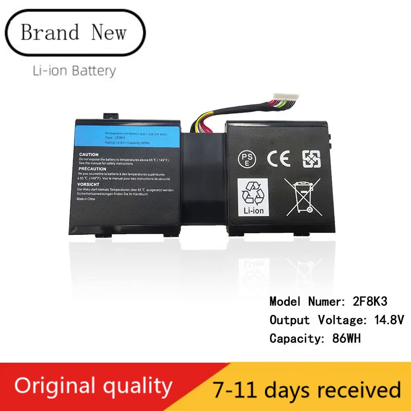 2F8K3 Battery Replacement for Dell Alienware 17 R1 17X M17X-R5 ...