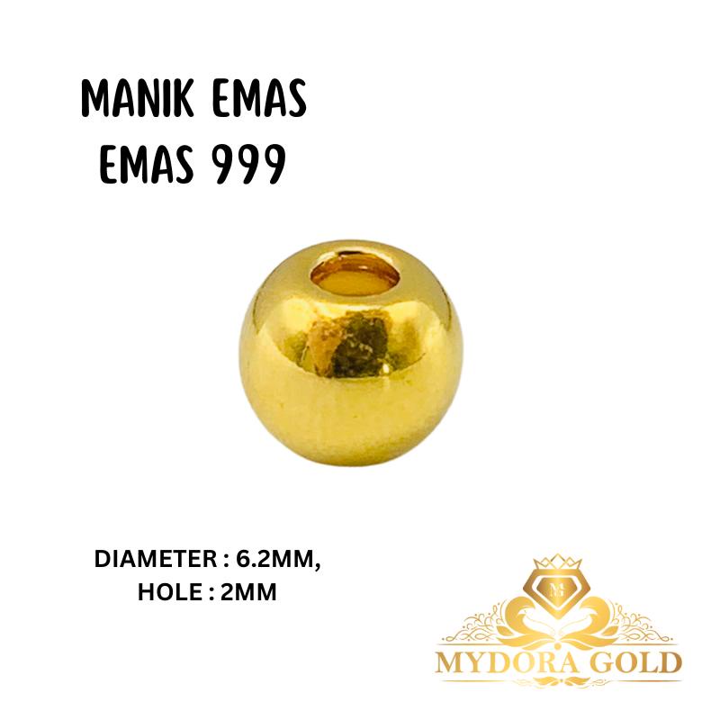 MYDORA Beads Manik Emas 999 | EMAS 999/24K | Shopee Malaysia