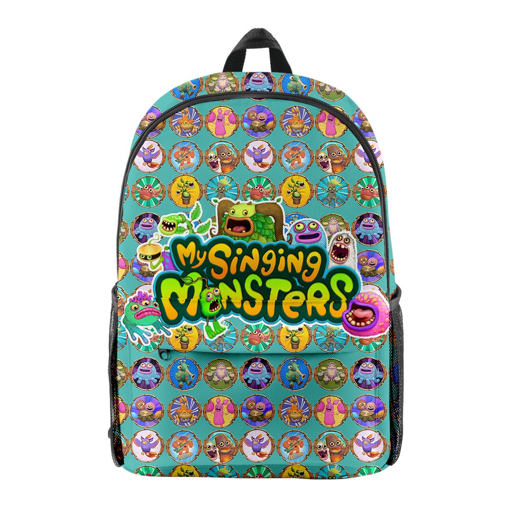 3d New Style Backpack my singing monsters Monster Concert Backpack Male ...