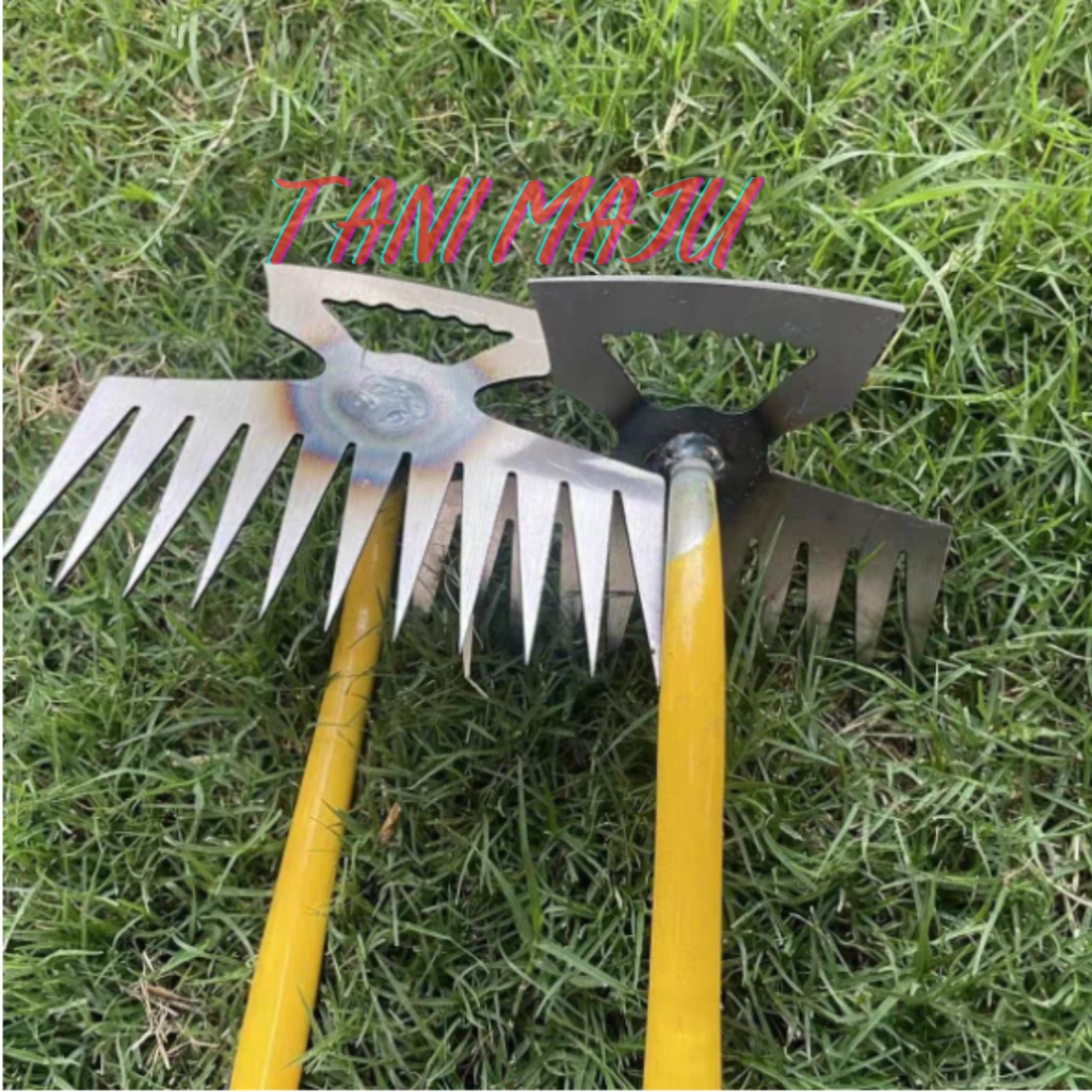 TM2/ SHENGDA Garden Hoe, Manual 4 teeth Weeders, Weeding supplies Loose ...