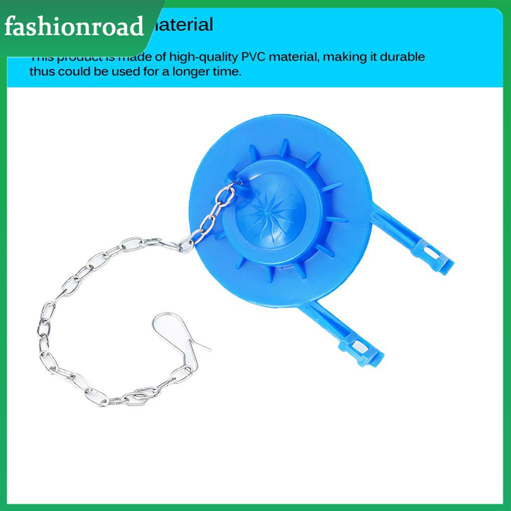 2-inch Universal PVC Toilet Flapper with Flapper Toilet Chain Steel ...