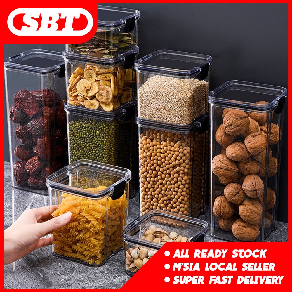 Airtight Food Container Food Storage Stackable Kitchen Organizer ...