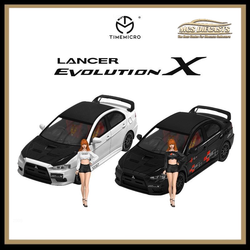 1/64 TimeMicro Mitsubishi EVO 10th Generation RalliArt Car Diecast ...