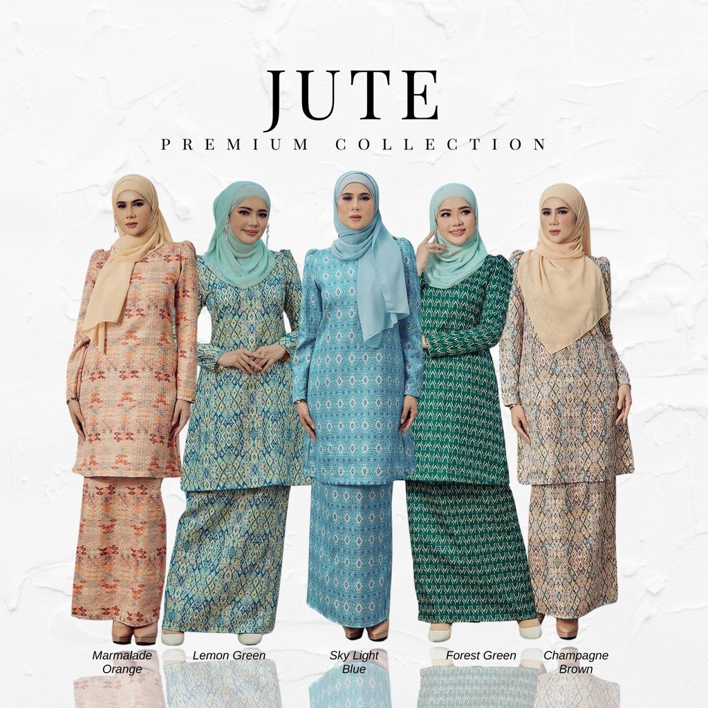 CaryaZara - Baju Raya 2024 Premium Jute Luxe Custom Made Material ...