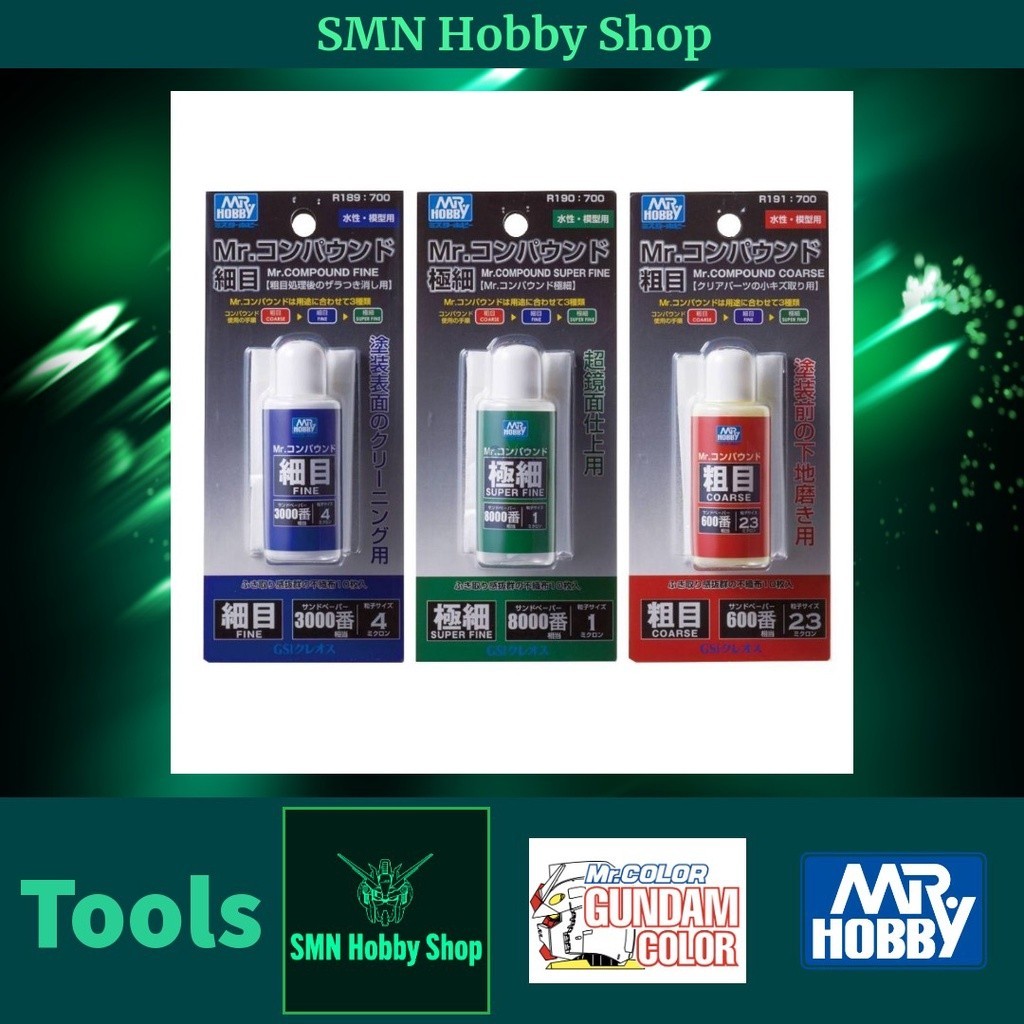 Sanding Polishing Mr Compound Fine Super Fine R189-R190 [Hobby Consumable Model Tools] (Mr Hobby ...