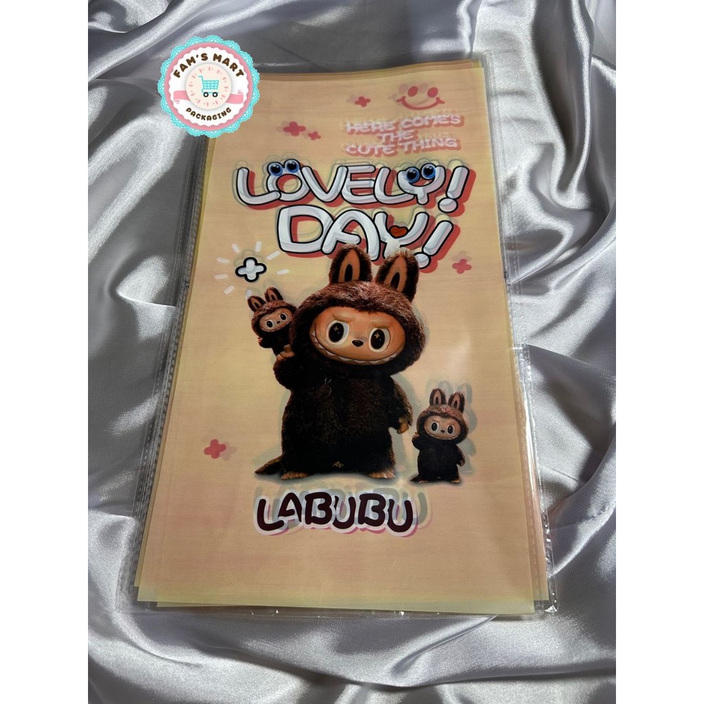 Labubu Character Birthday Plastic / Snack Gift Plastic / Opp Party Bag ...