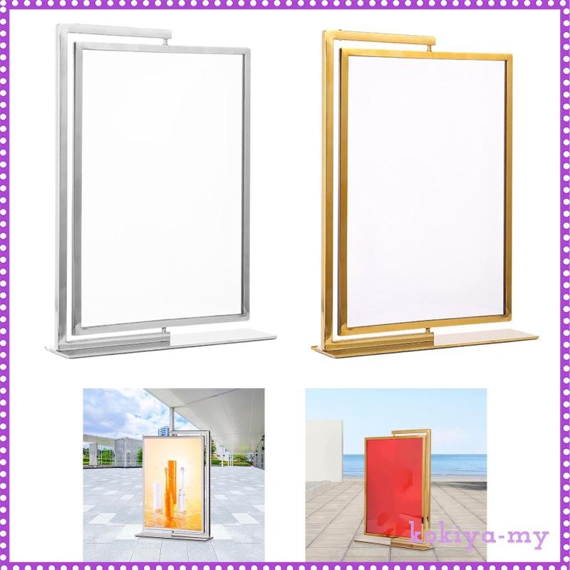 [KokiyaMY] Double-sided A4 Menu Paper Poster Table Standing Advertising ...