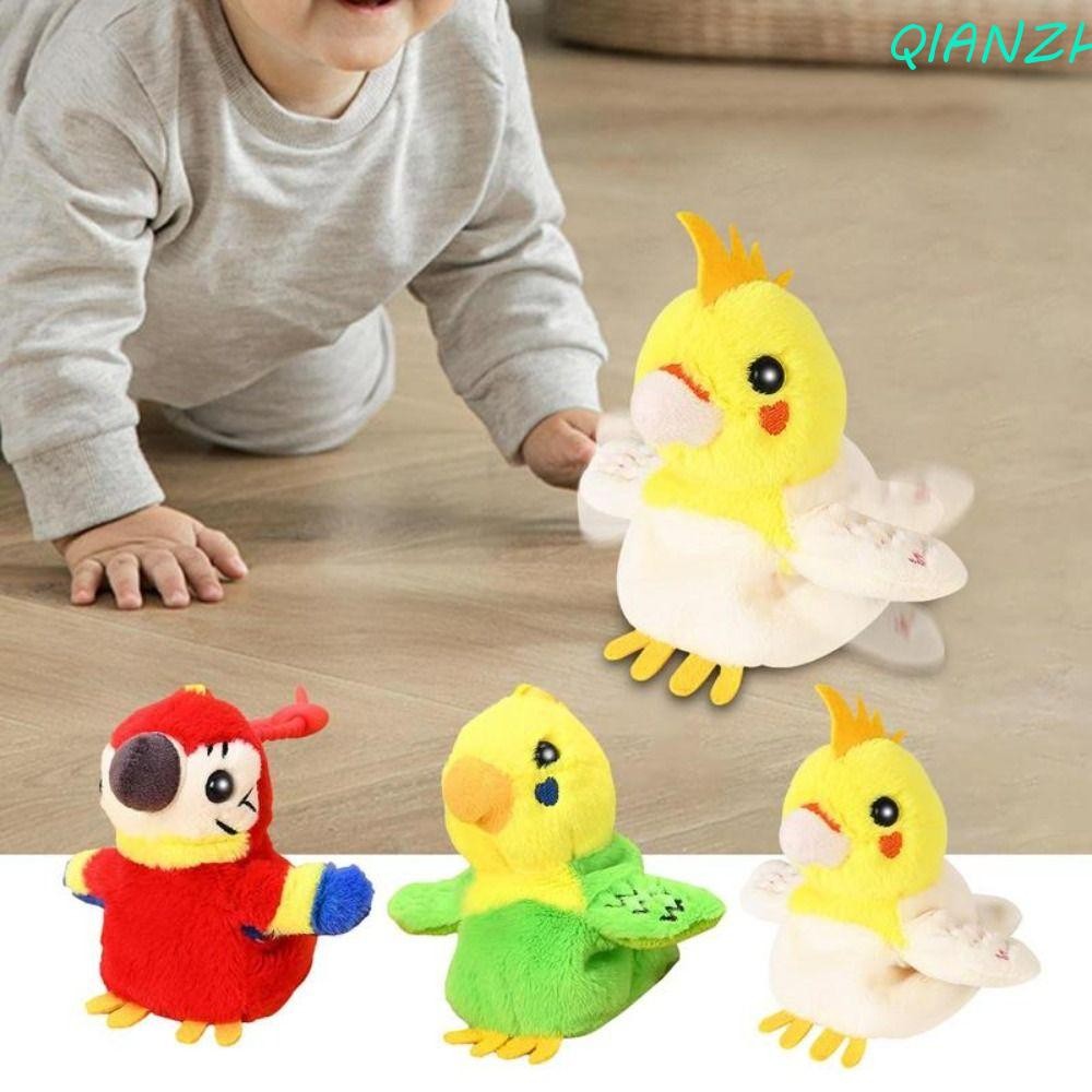 QIANZHI Dancing Parrots Plush, Simulation Stuffed Animal Electric ...