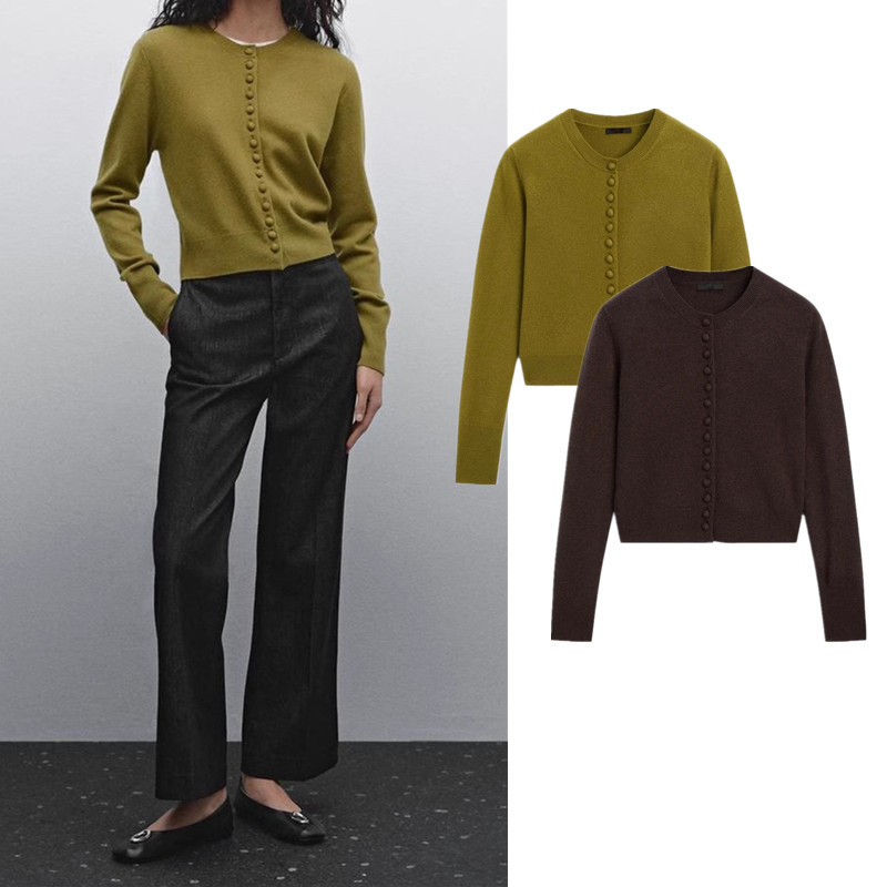 Md Long Sleeve Wool Blend Knit Cardigan 5700637 | Shopee Malaysia