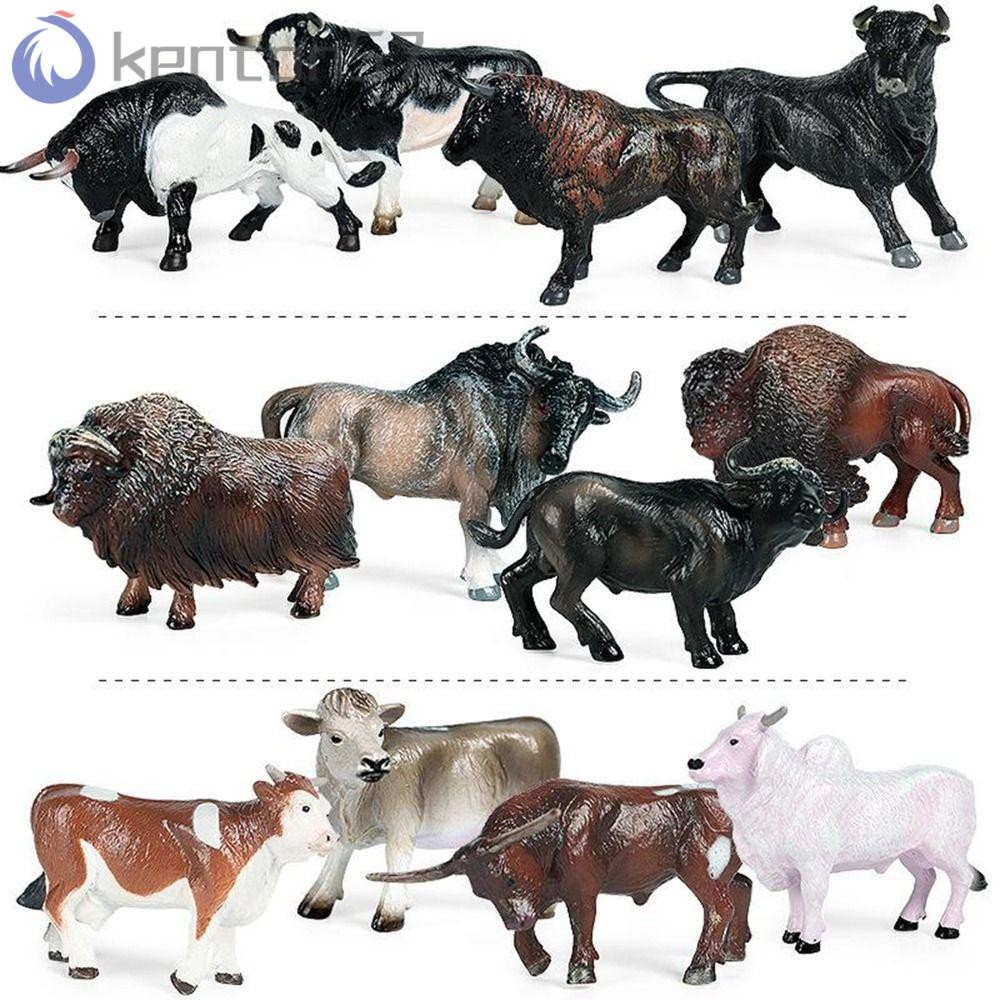 KENTON Milk Cow Model, Simulated Educational Cattle Figurine, Birthday ...