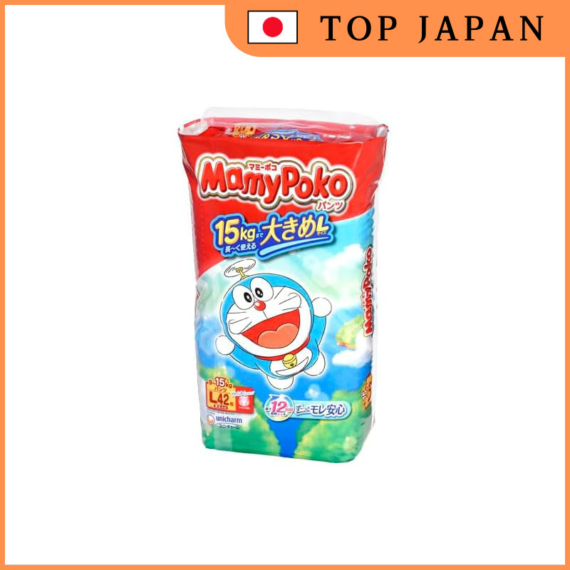 Unicharm Mami Poko Pants L Doraemon 42 pieces | Shopee Malaysia