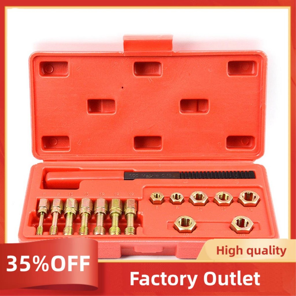 15-Piece Screw Thread Repair Tool Tapping Thread Repair Set Kit Screw ...