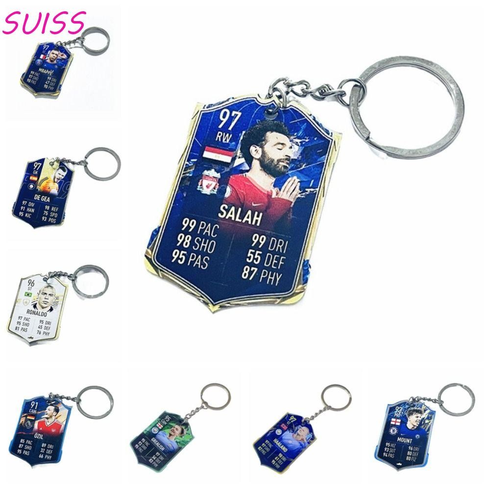 SUISS Football Keyring, Mbappe De Bruyne Soccer Key Chain, World Cup ...