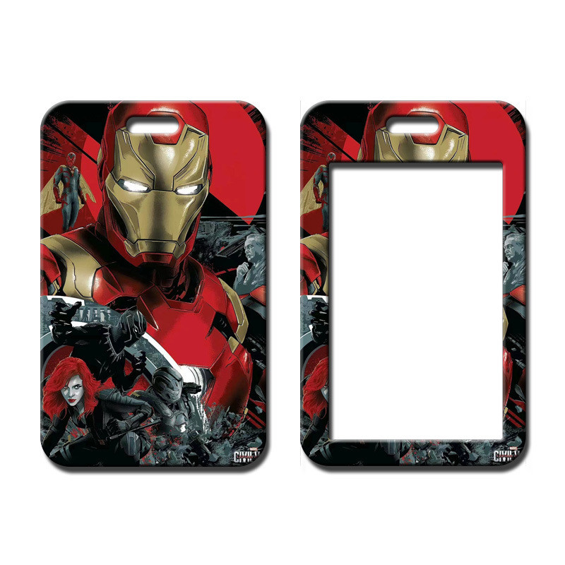 Supply Iron Man League of Legends abs Push Card Holder Student ic Card ...