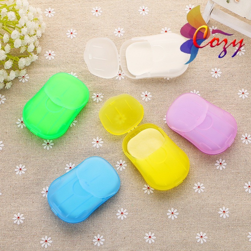 Travel Disposable Paper Soap Portable Hand Washing Tablets Boxed Soap ...