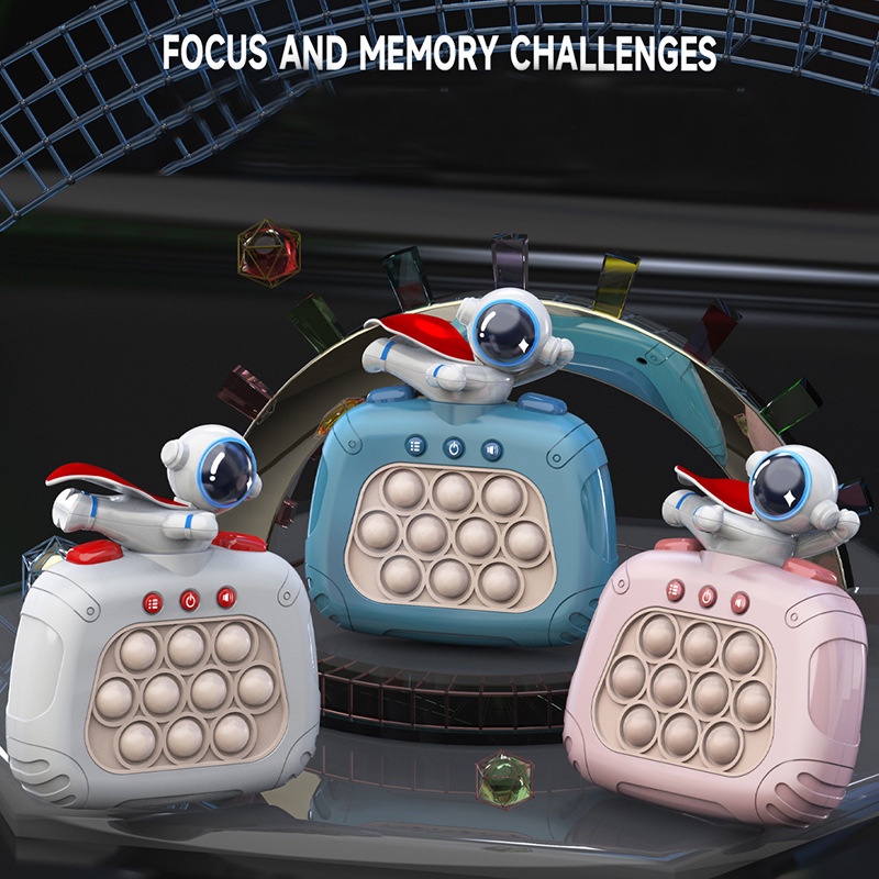 Creative Push Pop It 200LVL Astronauts Quick Electronic Machine Focus ...