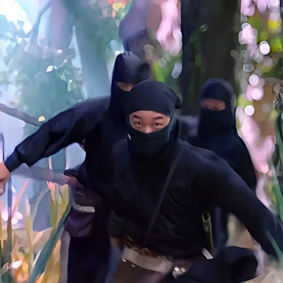 Night Line Clothes Ancient Assassin Clothing Black Ninja cosplay Killer ...