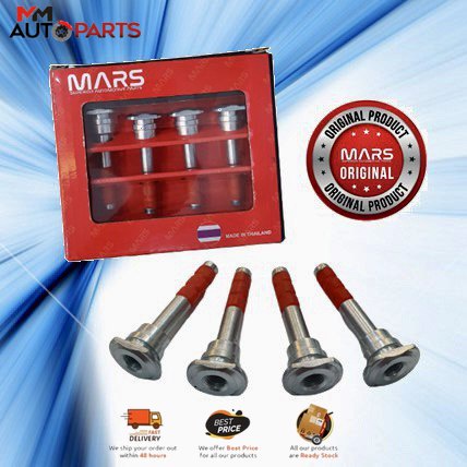 MARS RED FULL SILICONE FRONT DISC BRAKE PIN/CALIPER PIN FOR PERODUA ...