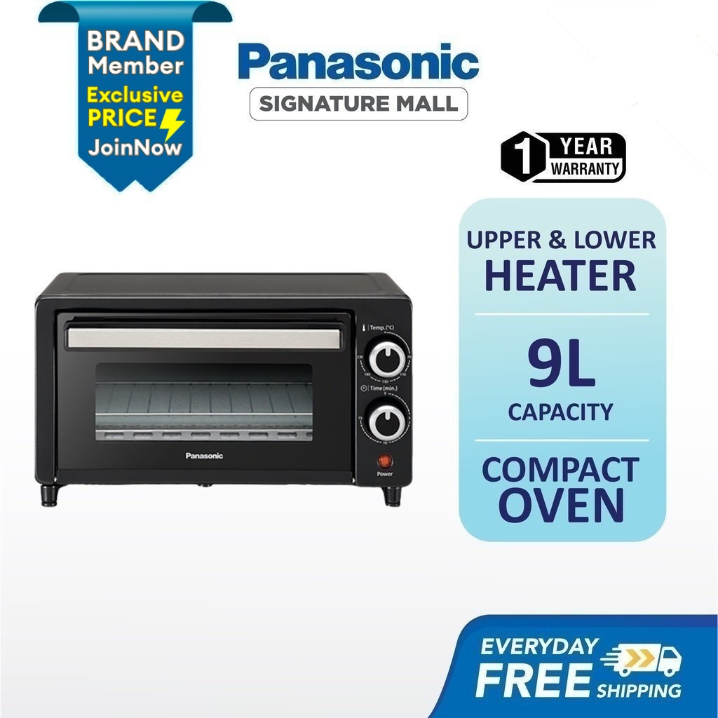 PANASONIC NT-H900 Compact Toaster Oven NT-H900KSK 9L Upper Lower ...