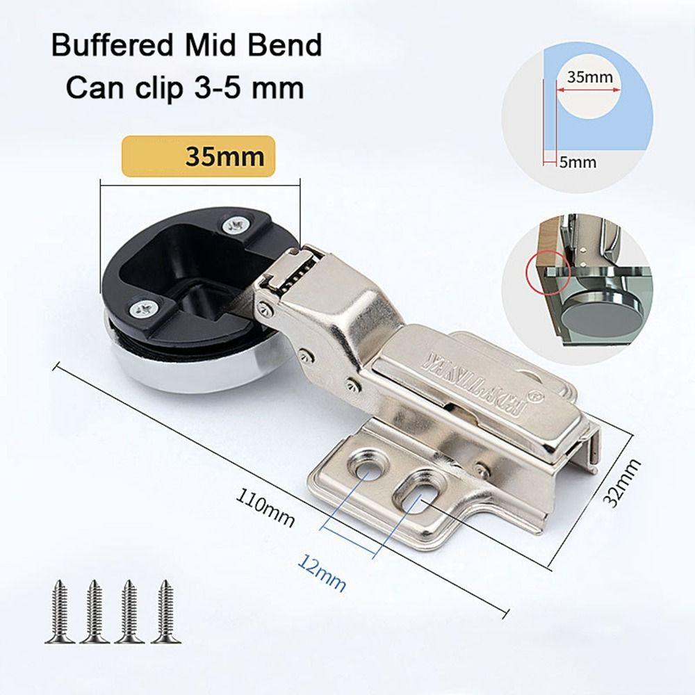 POP Glass Door Buffer Hinge, Cold-rolled Steel Hydraulic Buffer Cabinet ...