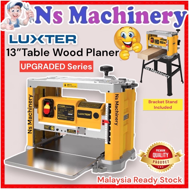 New Upgraded Luxter Professional 13"Table Wood Planer/Woodworking ...