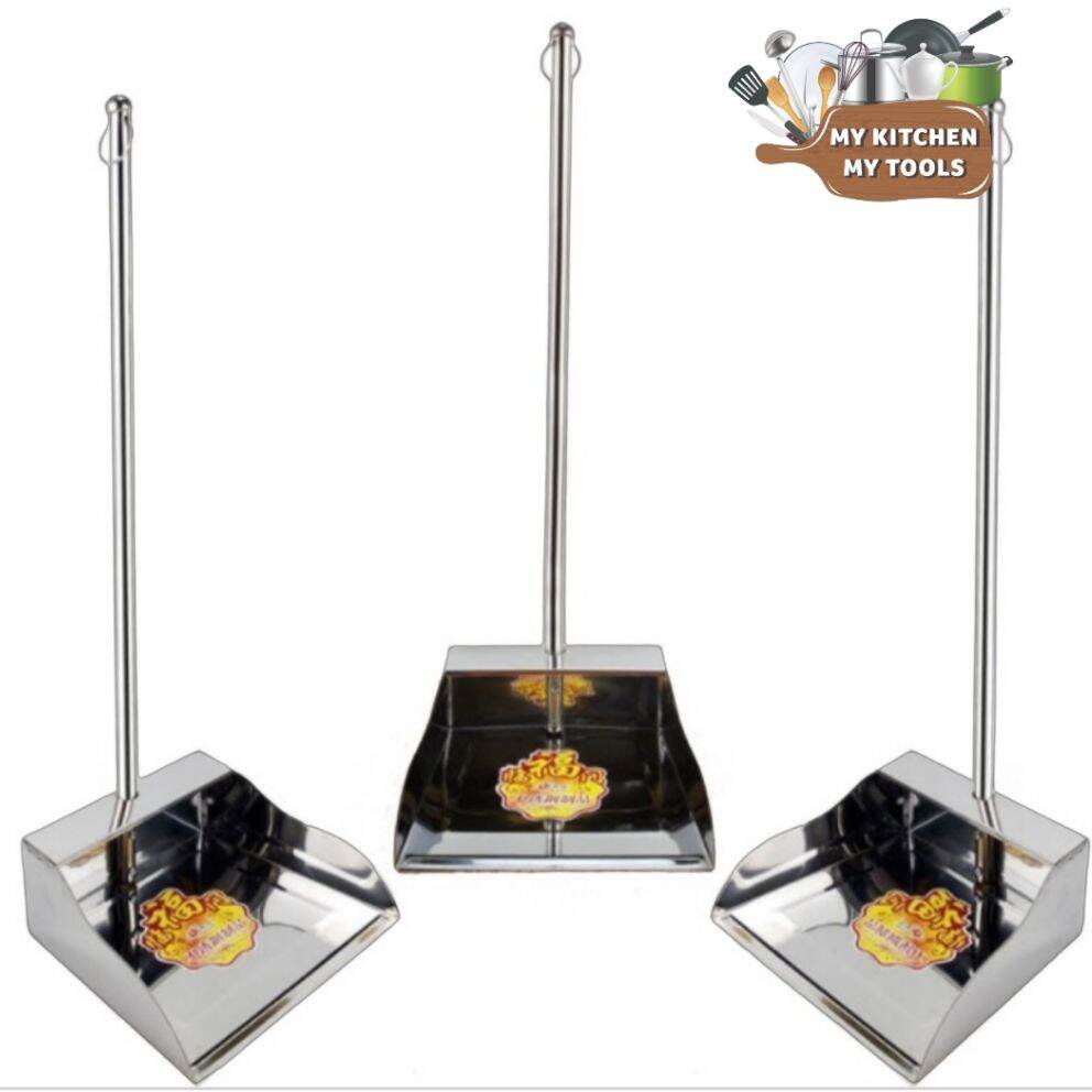 Extra Thick Stainless Steel Dustpan460g/ Household Garbage Shovel ...