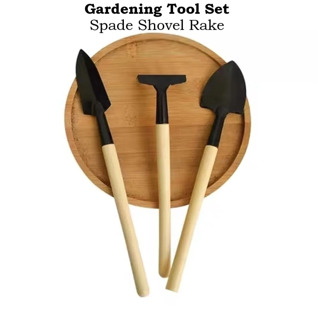 3Pcs Penyodok Tanah Kebun Mini Garden Plant Tools Gardening Tool set ...