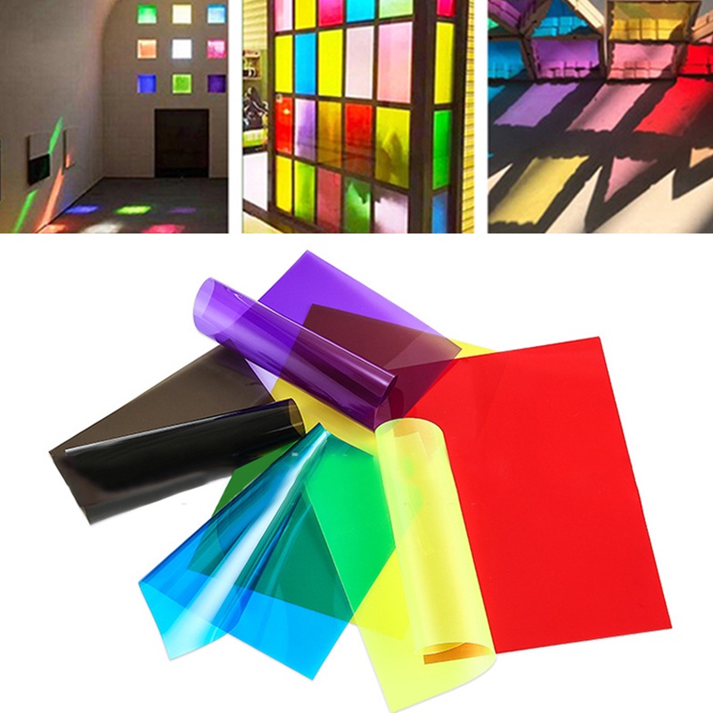 PVC Light Filter Gel Transparent Sheet Clear Film Translucent Candy ...