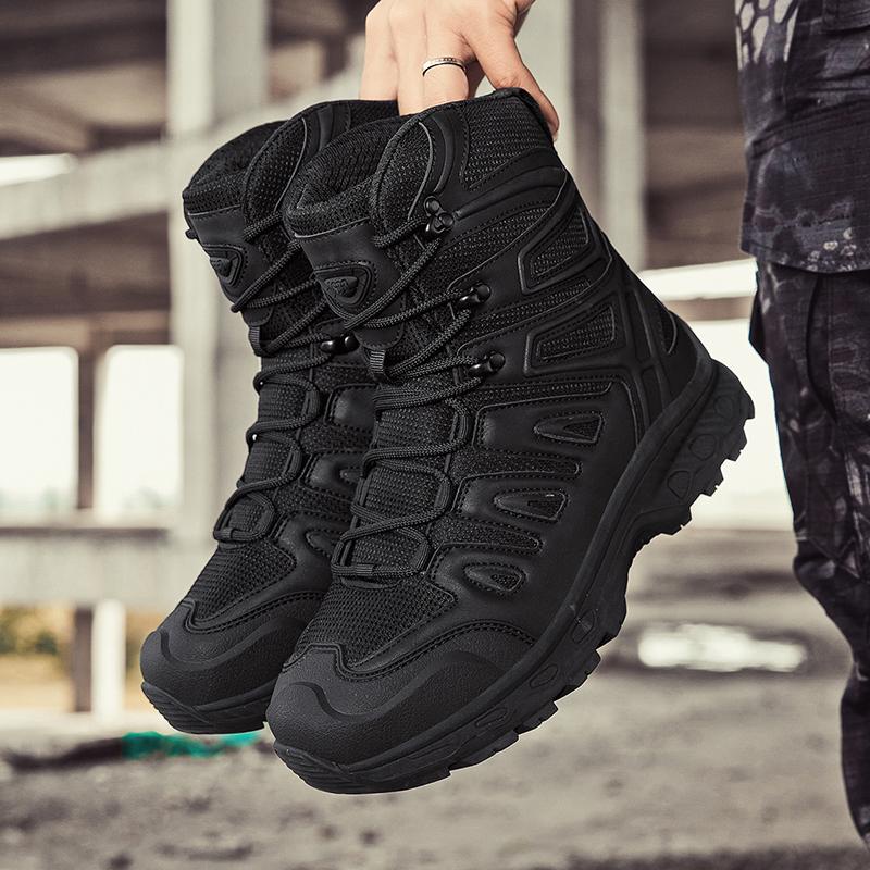 Combat SWAT Men'S Boots Tactical Outdoor Hiking Soldier PDRM Operation ...