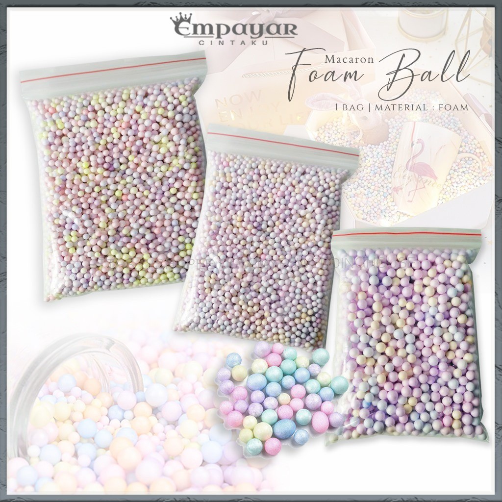 1BAG - Styrofoam Balls/Rainbow Foam Balls/Gift Box filling/Wedding ...