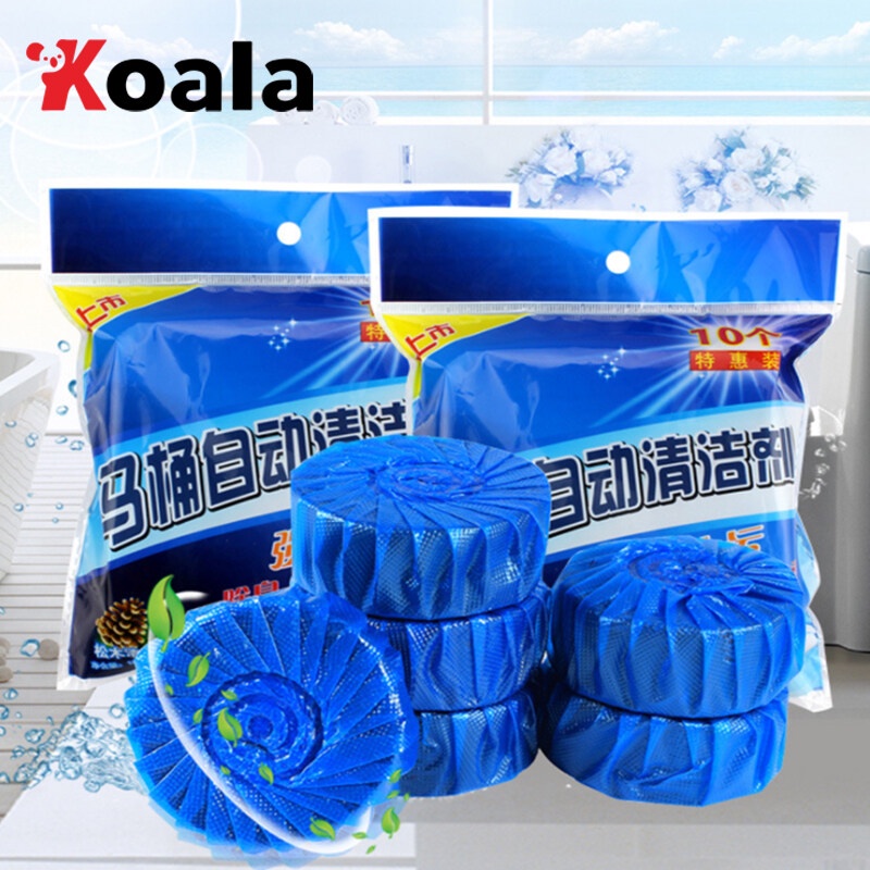 Blue Cube Pack Of 10 Into The Toilet Deodorant Block | Shopee Malaysia