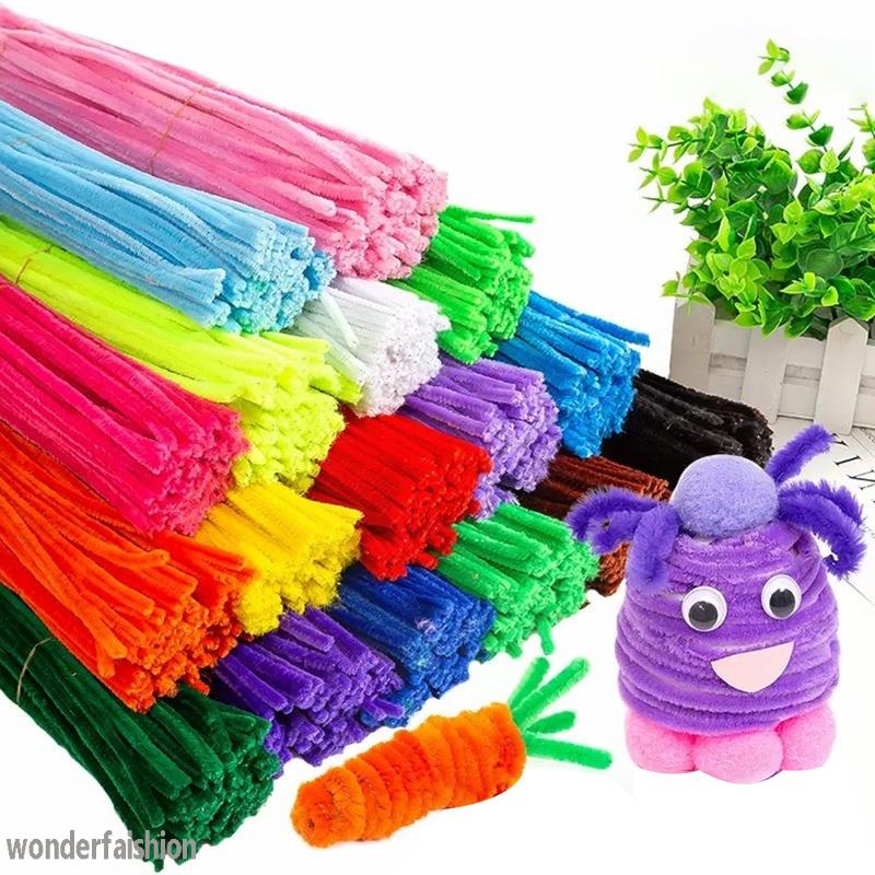 100pcs Twist Stick / Pipe Cleaner Rod / Chenille Stems / Colorful ...