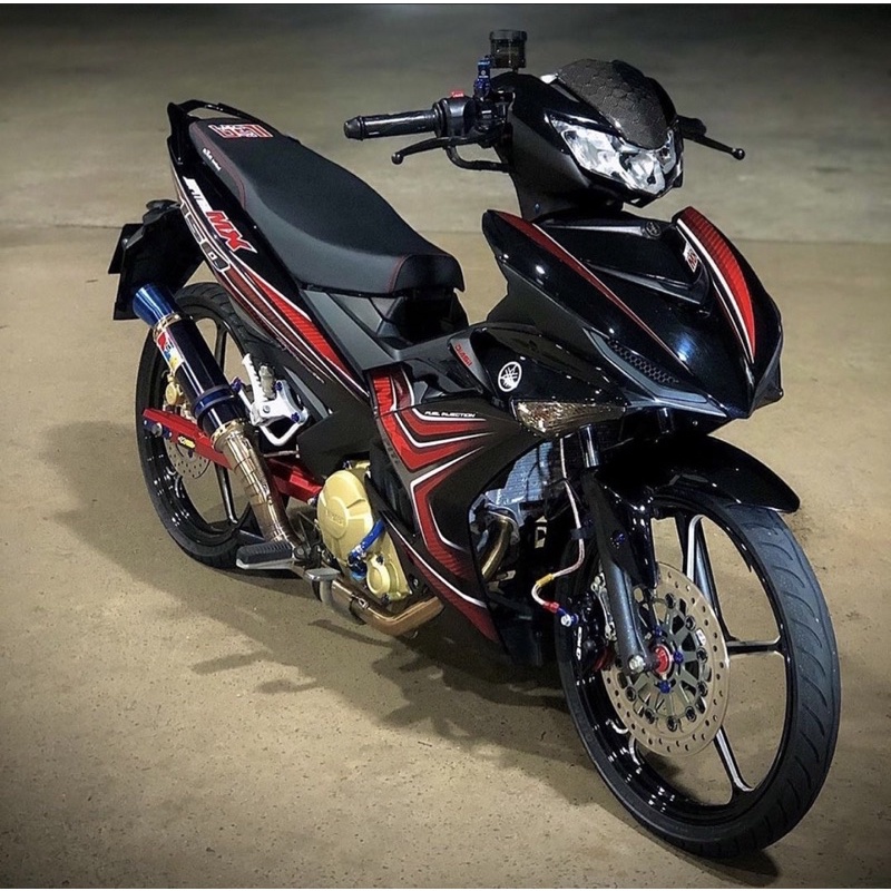 ORIGINAL - Y15 COVERSET V1/V2 JUPITER MX HITAM ORI INDONESIA | Shopee ...