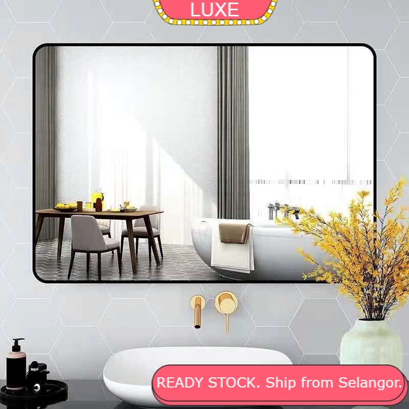 LUXE Bathroom Mirror Cermin Lampu Vanity Mirror Makeup Mirror Deco Kaca ...
