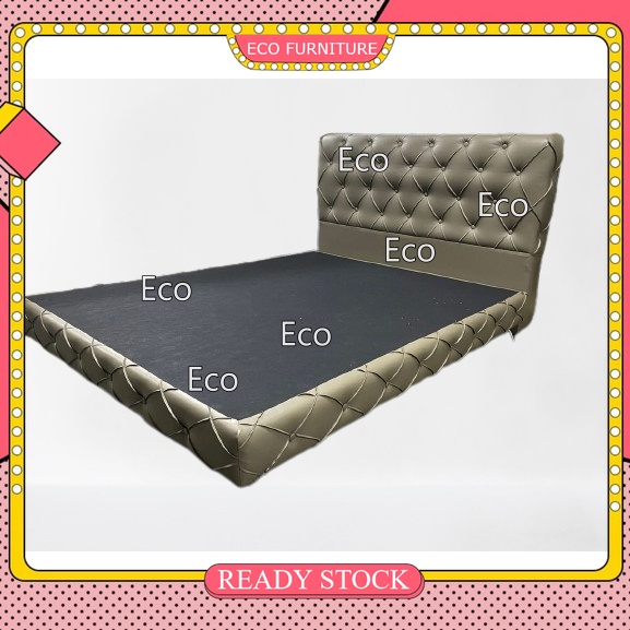 Katil Kulit PVC Single / Super Single / Queen / King Divan Katil Tambah ...