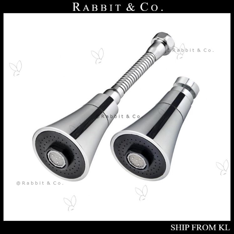 R&C Universal Adjustable Faucet Trumpet Type Splash Head Mouth ...