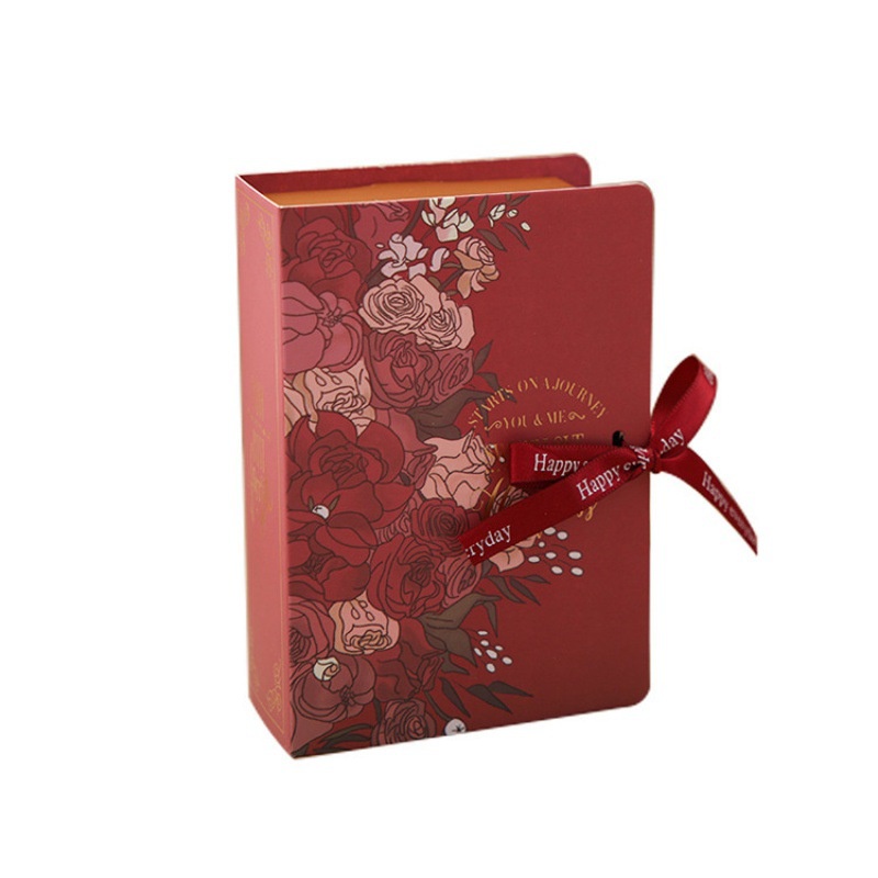 Creative Book Shape Gift Wrapping Box,Wedding Holiday Chocolate Candy ...