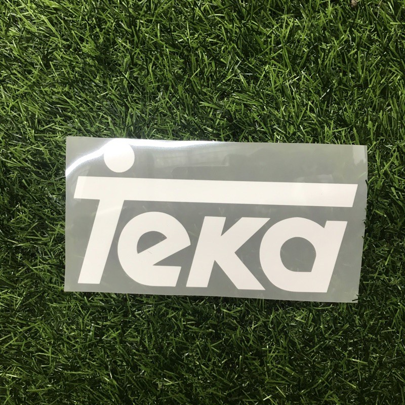 Teka white real madrid sponsor patch patches | Shopee Malaysia