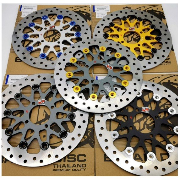 King Drag Disc Plate 267mm 10pin 4 lubang 267 Piring Disc Y125ZR Y15ZR ...