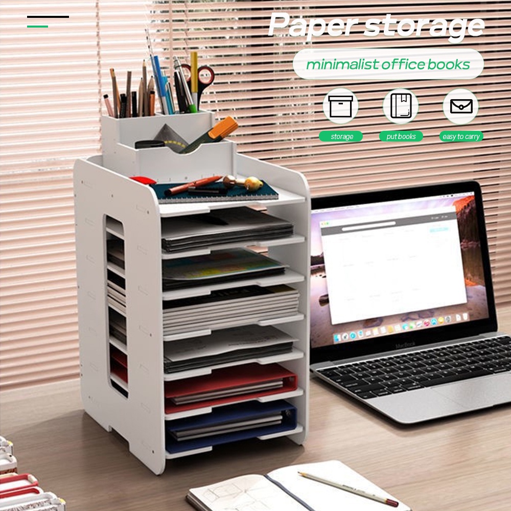 Rak Fail dan Kertas kertas Kerja A4 Rak Pejabat Susun Dokumen Office ...